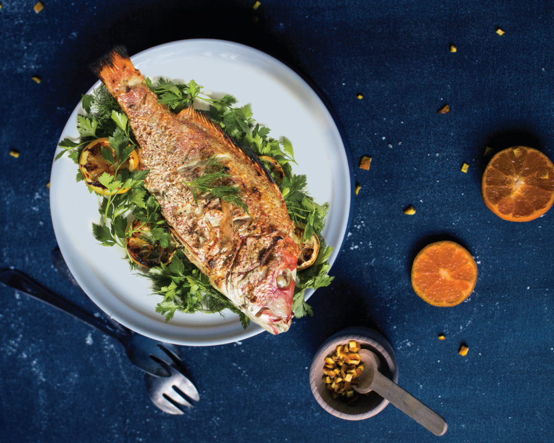 Whole Fried Snapper